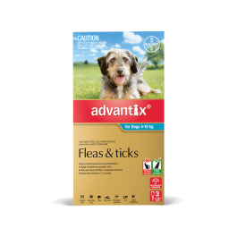 K9 Advantix Medium Dog 8.8 - 22lbs 3 FREE Doses*