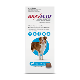 Bravecto Chewables Dog Large 44 - 88lbs Blue CanadaVet