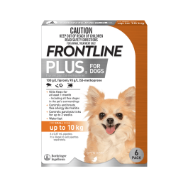 Frontline Plus Dog Small Up To 22lbs Orange CanadaVet