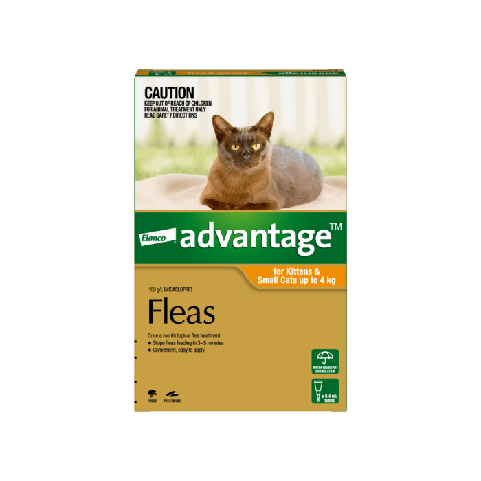 Advantage Kitten & Cat Small Up To 9lbs Orange CanadaVet