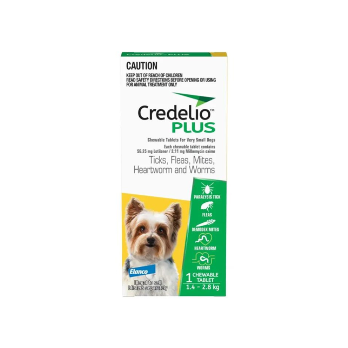 Credelio Plus Dog Very Small 3.1 - 6.2 lbs CanadaVet