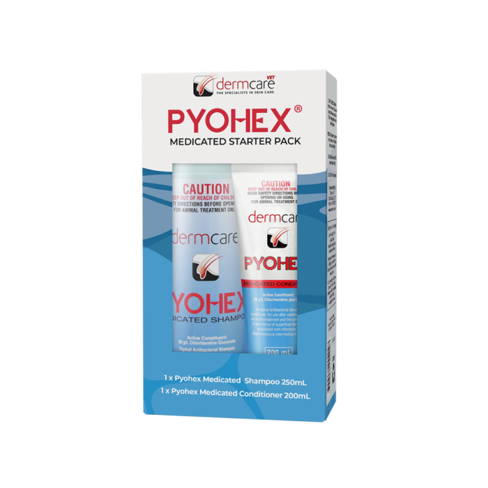 Pyohex Medicated Shampoo & Conditioner Starter Pack CanadaVet