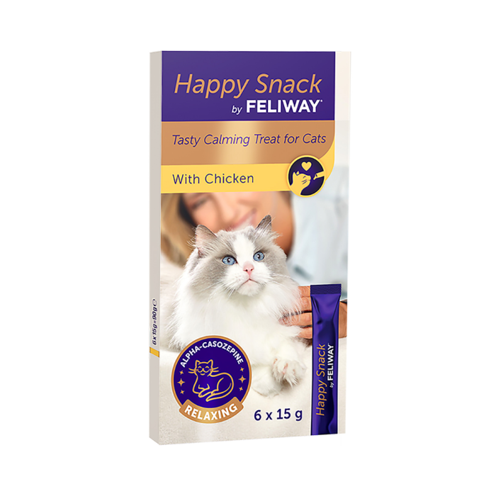 Feliway Happy Snack Calming Cat Treat 6 x 15g CanadaVet