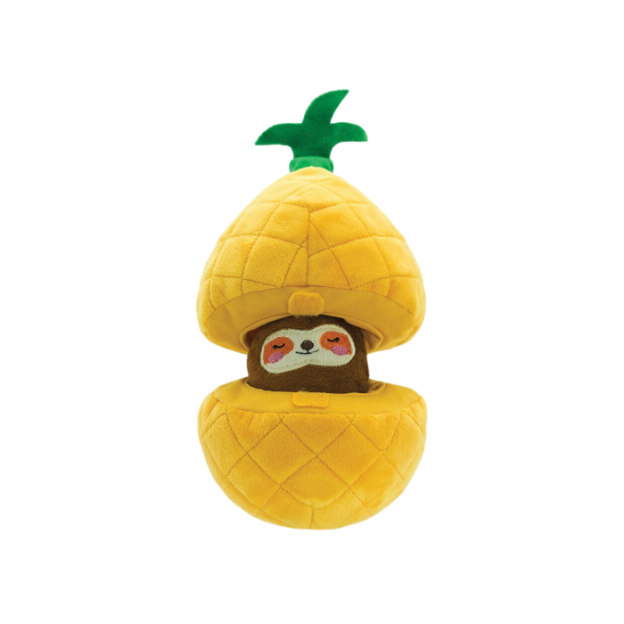 HugSmart Fruity Critters Pineapple Dog Toy CanadaVet