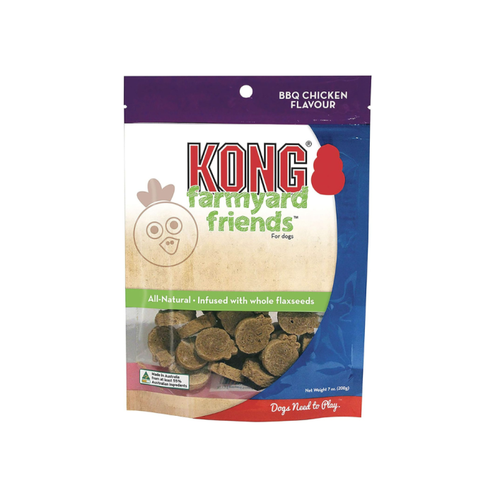 Kong Farmyard Friends BBQ Chicken Biscuit Treats 200g CanadaVet