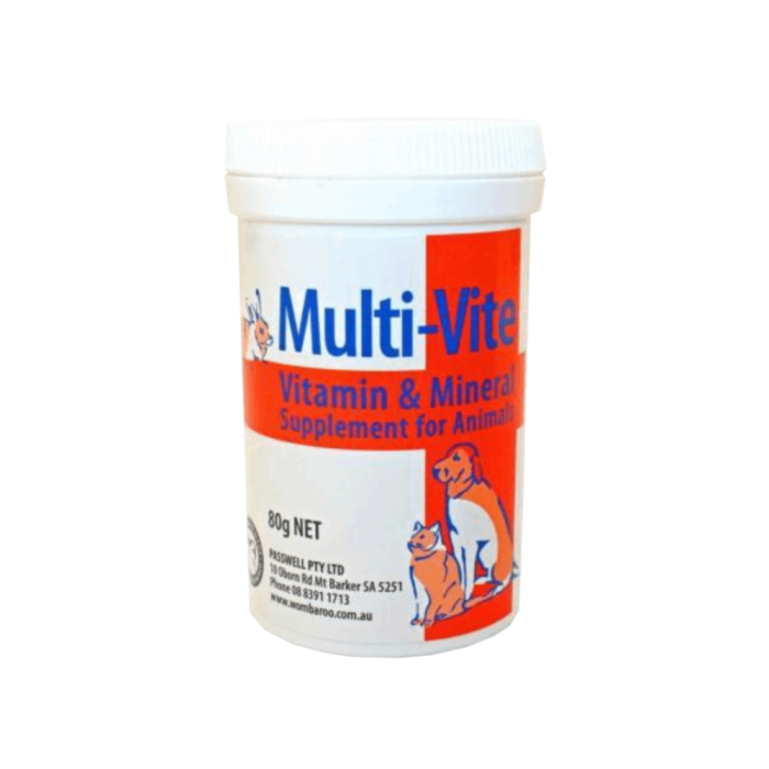 Wombaroo Passwell Multi-Vite For Animals 80g CanadaVet